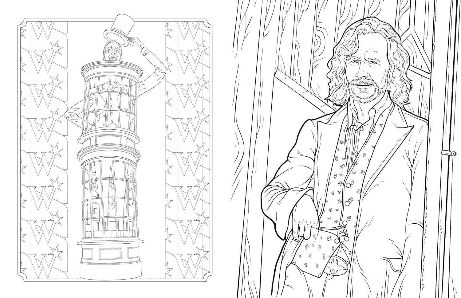 harry potter house coloring book