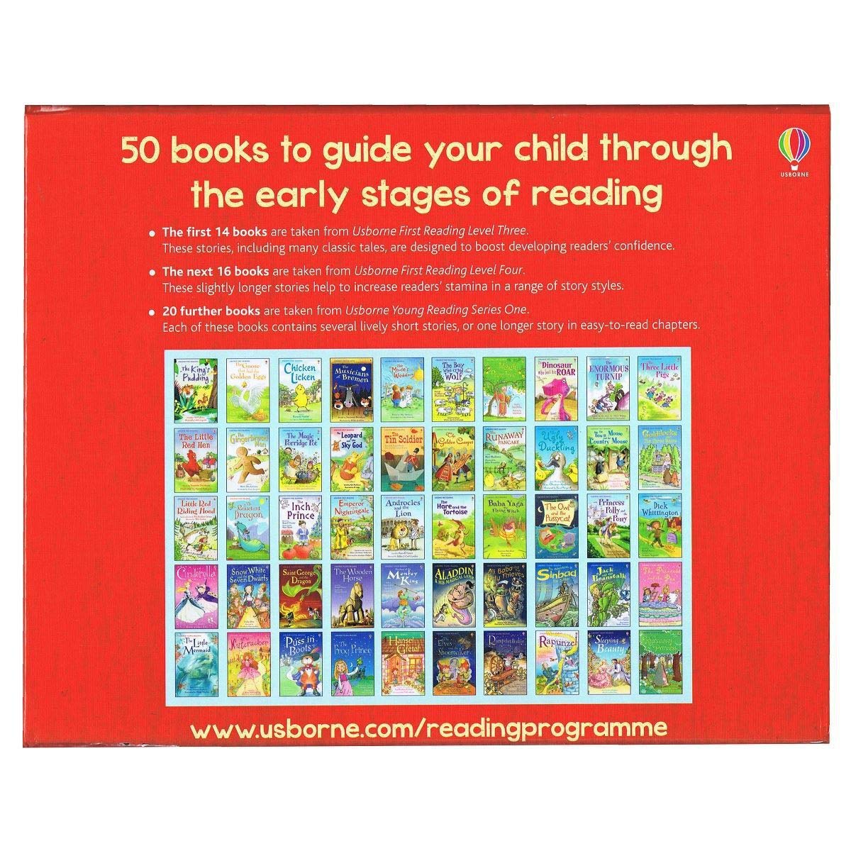 USBORNE READING LIBRARY 50 BOOKS BOXSET – ONLINE SCHOOL BOOK FAIRS
